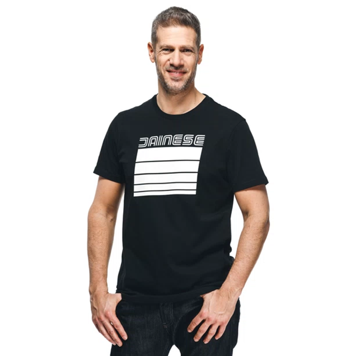 CAMISETA | DAINESE | STRIPES BLACK - 7 World Power Sports